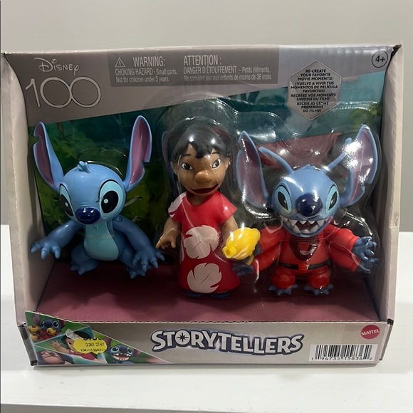 Disney | Toys | Disney Storytellers Lilo Stitch Toy Set Blue And Red ...